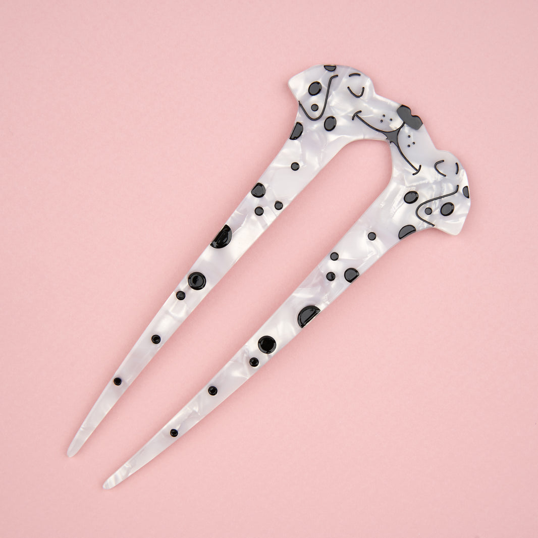 Coucou Suzette x La Bonne Brosse : deux accessoires pour cheveux Dalmatien