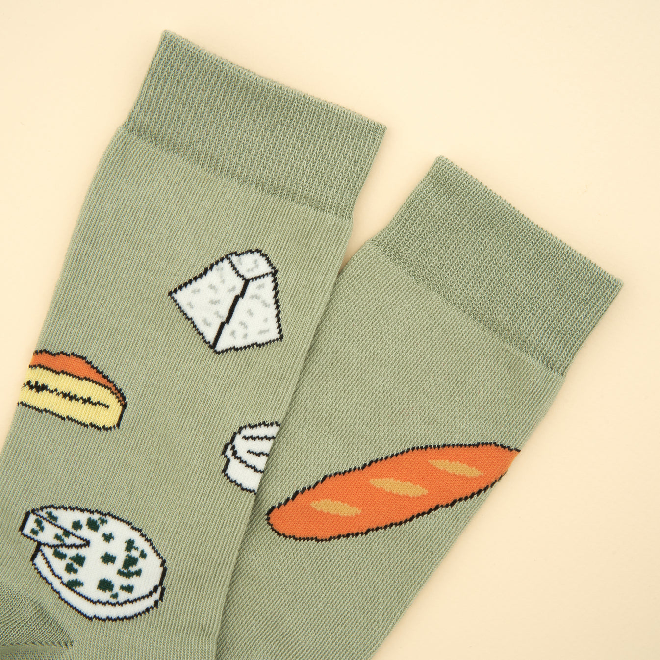 Bread & Cheese Socks – Coucou Suzette