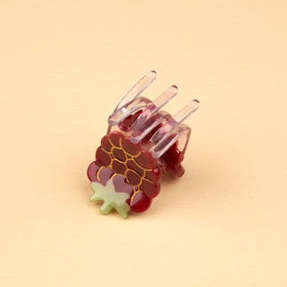 Mini pince à cheveux framboise : accessoire Cheveux Nature | Coucou Suzette