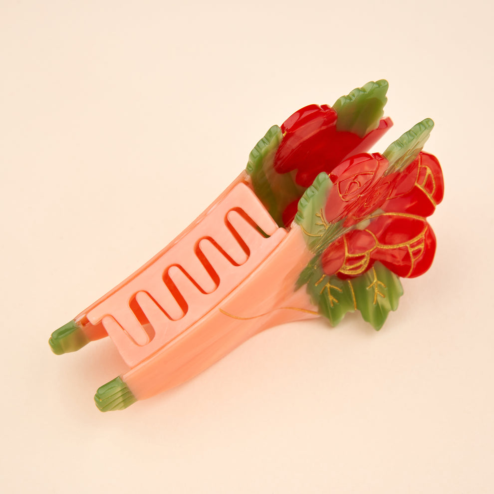 Roses Bouquet Hair Claw – Romantic Hair Gift | Coucou Suzette