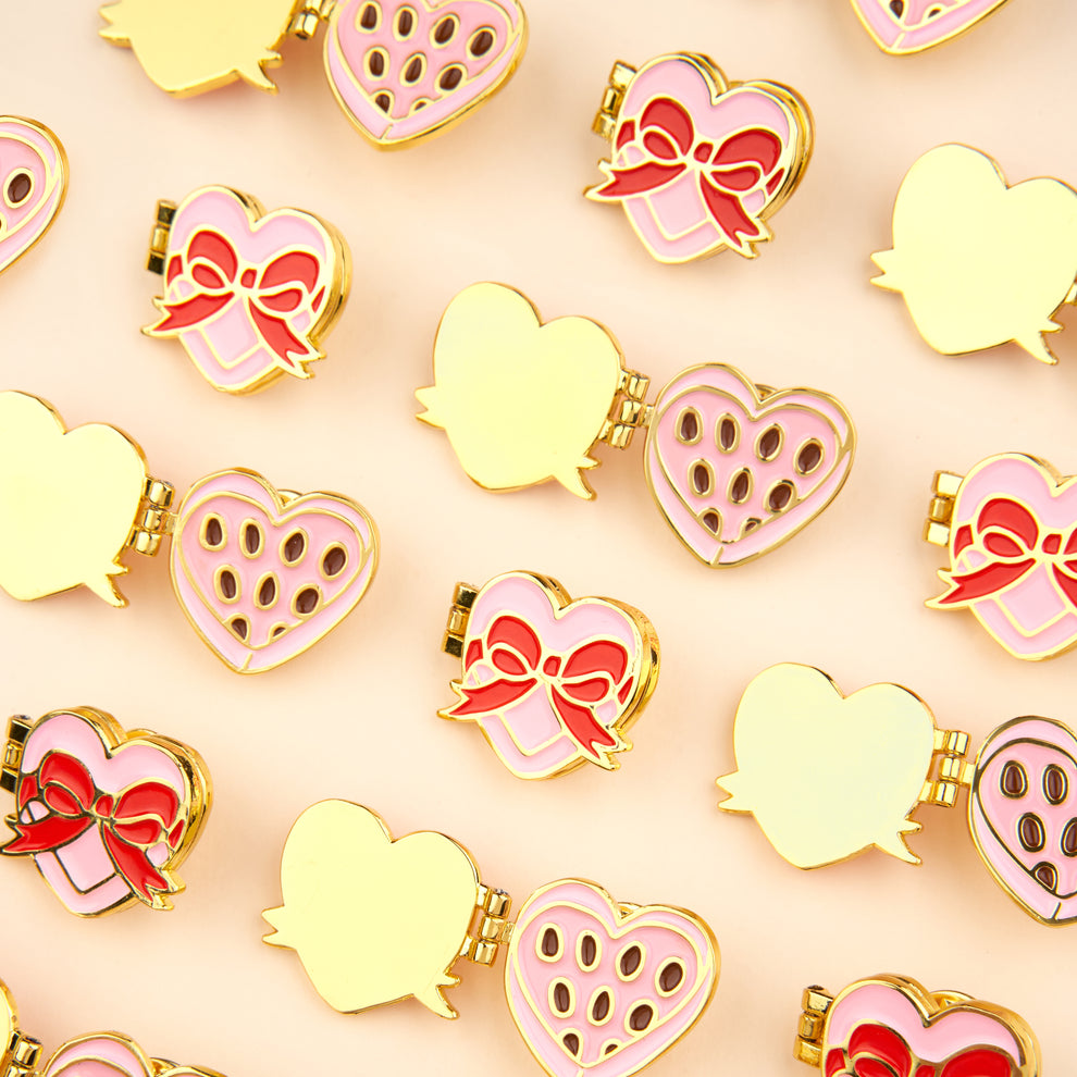 Chocolate Box Pin – Two-Part Pin | Coucou Suzette