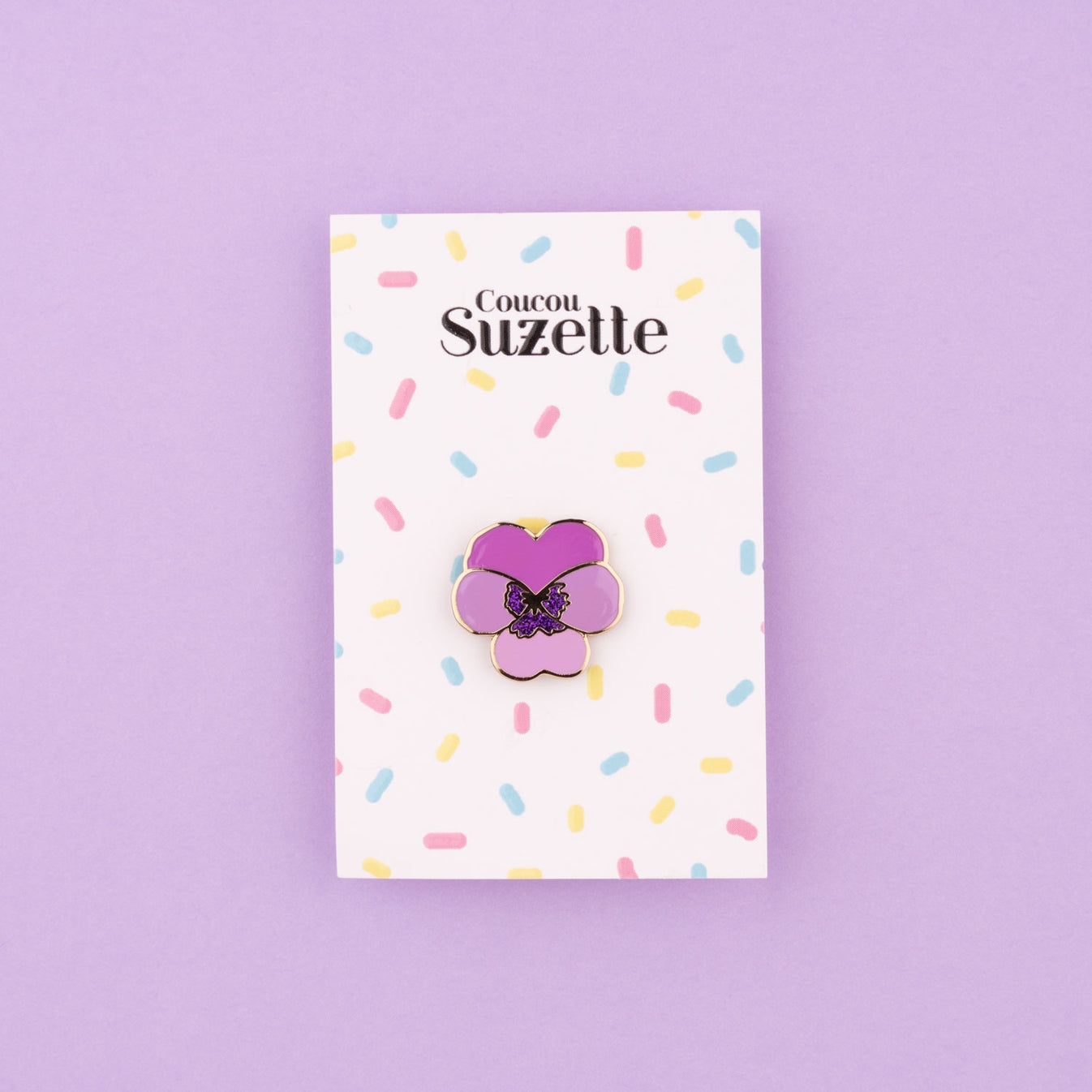 Pin's Pensée Mauve – Coucou Suzette