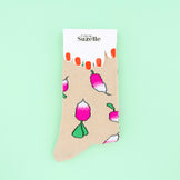 Chaussettes à paillettes Radis – Coucou Suzette